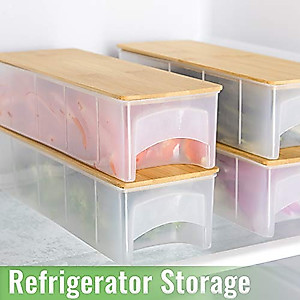 SHINESTAR Bamboo Cutting Board with Containers, Sturdy Meal Prep Station for Kitchen, Includes 4 Graters, 4 Trays with Lids - Easy Food Storage