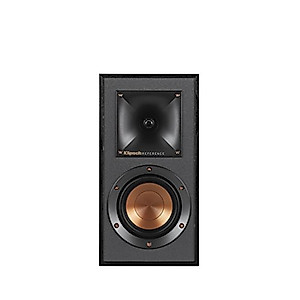 Klipsch R-41M Powerful Detailed Bookshelf Home Speaker Set of 2 Black