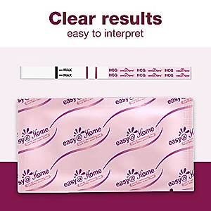 Easy@Home Pregnancy Test Strips: Early Detection hCG Tests 25 Pack, EXP 11-30-2023 EZW1-S-25