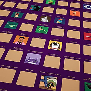 Enno Vatti 100 Kids Movie Scratch Off Poster – Top Family Films of All Time (16.5" x 23.4")- Ultimate Gift For Kids, Christmas, Easter