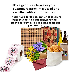 Cute Pink Retro Camera Design Stickers, Snap & Share Thank You Stickers, Online Retailers Mail Envelopes Packaging Stickers Labels Shipping Stickers for Small Business,500 PCS…