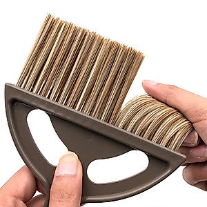 Small Broom and Dustpan Set Mini Dustpan and Brush, Hand Broom and Dustpan Set, Mini Broom and Dustpan Set for Home/Camping/Pets/Dorm (2pcs)