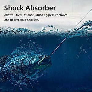 RUNCL PowerMono Fishing Line, Monofilament Fishing Line - Ultimate Strength, Shock Absorber, Suspend in Water, Knot Friendly - Mono Fishing Line (Clear, 4LB(1.8kgs), 300yds)