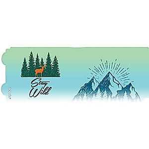 Tervis Made in USA Double Walled Stay Wild Insulated Tumbler Cup Keeps Drinks Cold & Hot, 16oz Mug, Clear