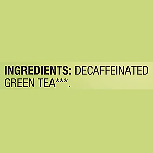 Lipton Decaffeinated Green Tea Bags for Health and Wellness, Hot or Iced, 40 Tea Bags (Pack of 6)