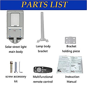 400W Solar Street Lights, 30000 Lumens street lights Solar Powered Outdoor Waterproof IP65 With Remote Control & Motion Sensor, Solar Parking Lot Lights Commercial for Garage, Stadium, Piazza,Yard