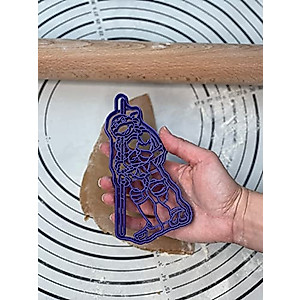 Premium Quality Ninja Turtle Donatello 6” Cookie Cutter and Mold Produced by 3D Kitchen Art