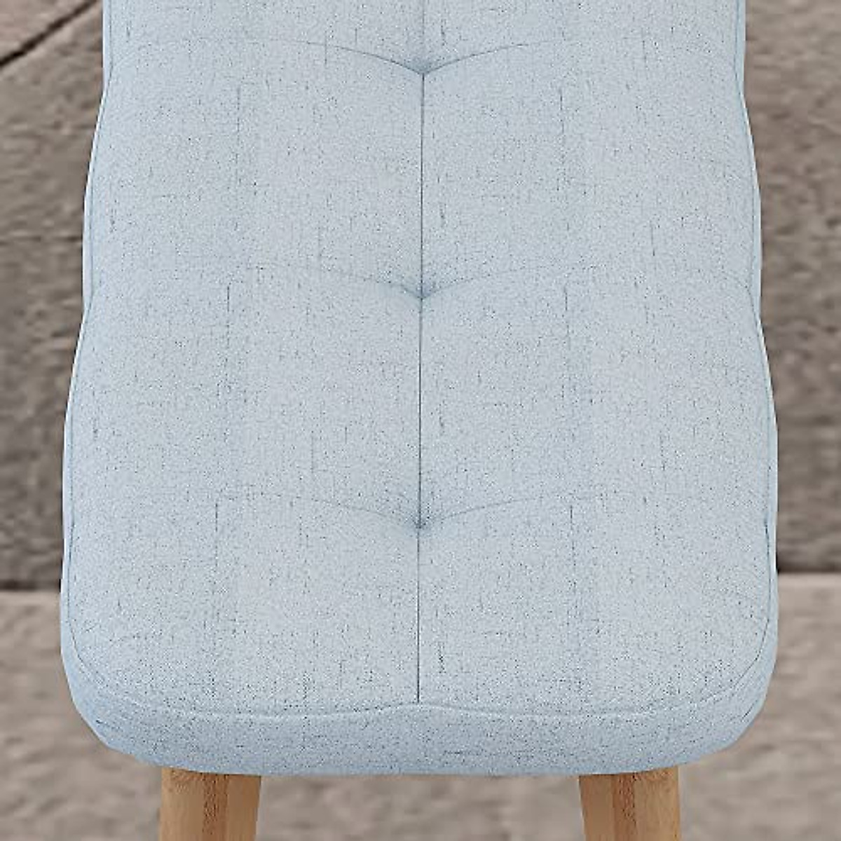 WoodShine Home Wood & Upholstered Bench for Kitchen, Dining Room, Living Room, Entryway, (Natural, 39.4inches)