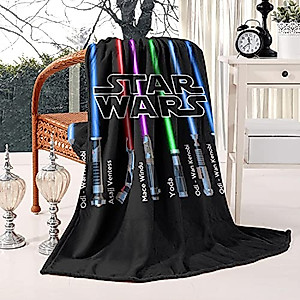 Classic Soft Warm Space Movie Blanket Lightweight Cozy Throw Blankets for Couch Flannel Blanket Throw for Kids Adult 60X80Inch