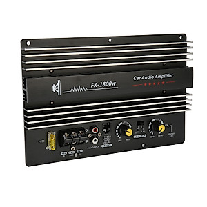 Car Audio High Power Amplifier Board, 12V 1800W Powerful Bass Sub woofer Board Amp for Car Speaker Modification, DIY Module Automotive Stereo Amp Board