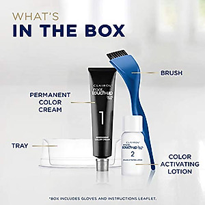 Clairol Root Touch-Up by Nice'n Easy Permanent Hair Dye, 2B Blue Black Hair Color, Pack of 1 (Pack of 2)