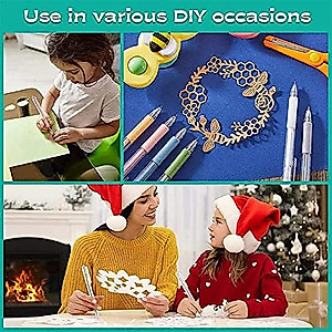 6pc Knife Pen Craft Cutting Tools, Pen Knife for Crafts, Creative Retractable Hobby Knife Pen, Exacto Knife Pen Cute, Thin Blade for Art Paper Scrapbook, Paper Pen Cutter, Pen Cutter Tool