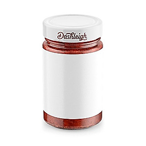 Dashleigh 40 Waterproof Pantry Labels for Quart Jars, 6 x 2.5 inches, Vinyl White