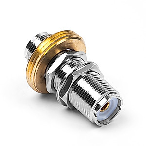 Fumei NMO to PL259 Adapter NMO Mount Assembly with NMO and SO-239(UHF Female) Connector