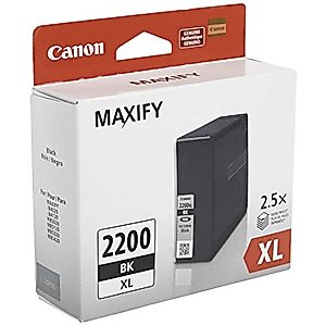 Canon PGI-2200XL Pigment Black Ink Tank Compatible to IB4120, MB5420, MB5120, IB4020, MB5020, MB5320