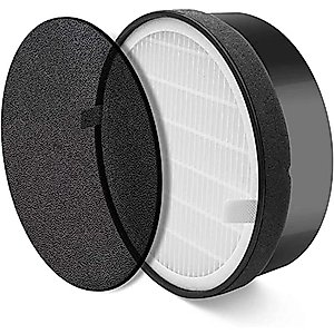 LEVOIT LV-H132 Air Purifier Replacement Filter, 3-in-1 Nylon Pre-Filter, True HEPA Filter, High-Efficiency Activated Carbon Filter, LV-H132-RF, 1 Pack