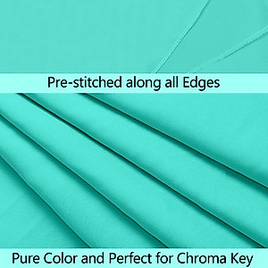 TOAOFY 5x7ft TifnyBlue Photo Backdrop Light Blue Background Backdrop Photographic Studio Photo Backgrounds for Photography Video and Television TAY006