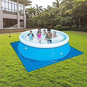 10Ft Round Swimming Pool Ground Cloth for Above Ground Pools,Pool Blanket for Frame Pools,Round Pool Accessories