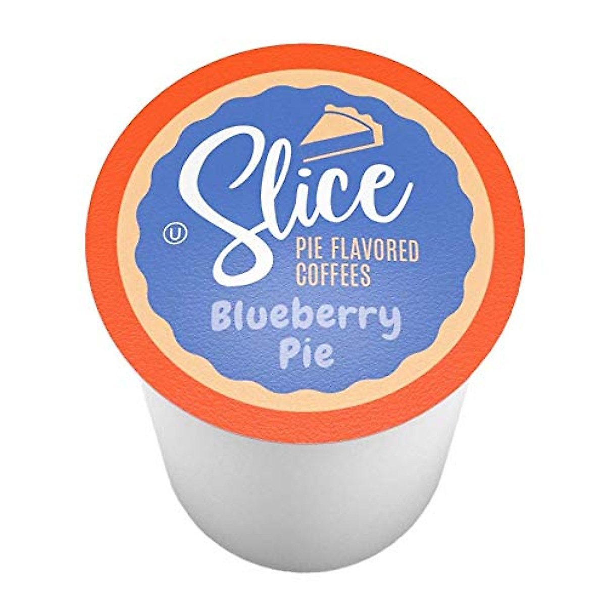 Slice Coffee Blueberry Flavored Coffee Pie for Keurig K Cup Brewers, Blueberry Pie, 40 Count