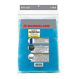 Marineland Bonded Filter Pad, Cut To Fit Any aquarium Filter, Whites & Tans, 312 sq. in.