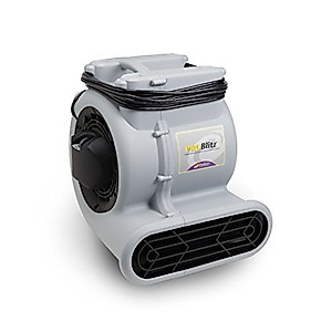 ProTeam 107132 ProBlitz Air Mover Fan, Utility Fan, Carpet Dryer, High Velocity Blower Fan , Grey
