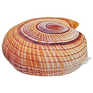 JIANEEXSQ Simulation Marine Beach Sea Snail Conch Shaped Throw Pillows Plush Cusion Nap Pillow Home Decorative Accent Cotton Sofa Bed Chair Seat Cushion