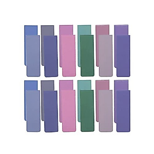 12 Pieces Magnetic Bookmarks Colorful Magnet Page Markers Book Marker Clips Magnetic Page Clips for Book Lovers Readers Students Teachers School Home Office Reading Supplies Assorted Metal decorations