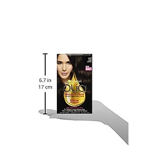 Garnier Olia Ammonia Free Permanent Hair Color, 100% Gray Coverage (Packaging May Vary), 4.0 Dark Brown Hair Dye, Pack of 1