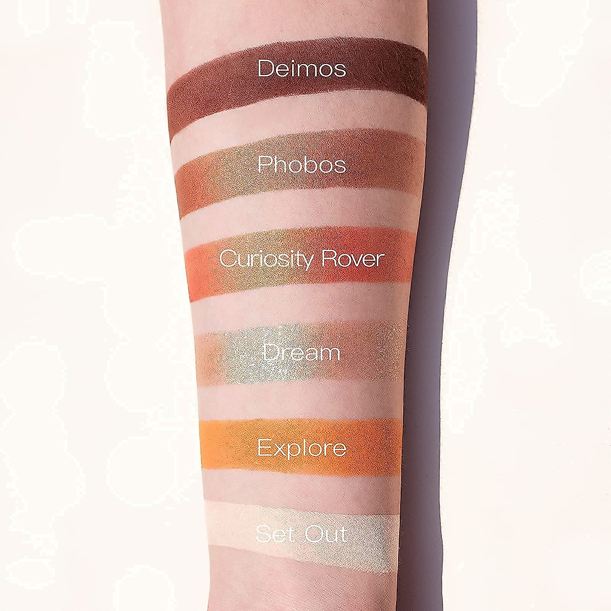 READY TO SHINE: Mars & Saturn Voyage Mini Eyeshadow Palette Duo - Vegan, Cruelty-Free, Galactic-Inspired Shades for Stunning Looks