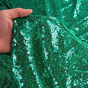 Sequin Fabric by The Yard Sparkly Fabric Green Fabric for Sewing Sequence Material Fabric Little Mermaid Fabric Sequin Fabric Quilting Fabric Flip Sequin Fabric for Wedding Dress