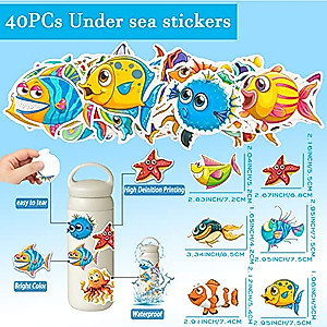 88Pcs Under the Sea Party Favors for Kids, Ocean Sea Animals Themed Party Supplies for Boys Girls, Cute Sea Animal Party Favors for Birthday Party Supplies School Rewards Prize for Kids