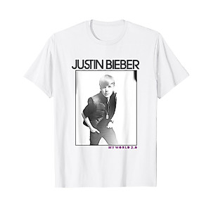Justin Bieber Official My World 2.0 Photo T-Shirt