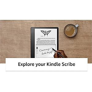 Kindle Scribe (32 GB) the first Kindle for reading, writing, journaling and sketching - with a 10.2” 300 ppi Paperwhite display, includes Premium Pen