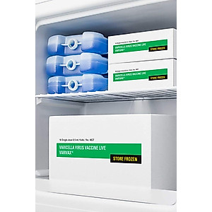 Summit Appliance Summit FS24LMED2 Accucold MED2 19 Inch Wide 1.4 Cu. Ft. Free Standing Medical Freezer with Digital Display and Door Lock