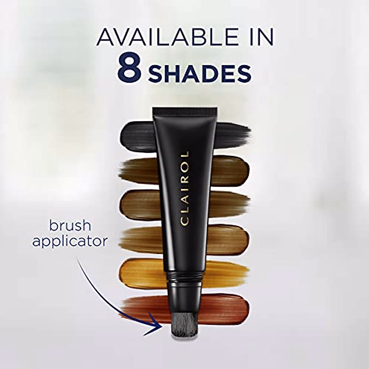Clairol Root Touch-Up Semi-Permanent Hair Color Blending Gel, 4 Dark Brown, Pack of 2