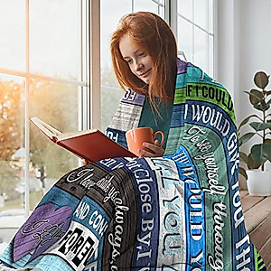 Worktisky Mothers Day Idea Gifts for Mom from Daughter Son, Best Mom Gifts, Funny Mothers Day Idea Gifts, Mom Gifts from Daughters, Birthday Gifts for Mom, Mom Blankets from Daughter 60"x50"