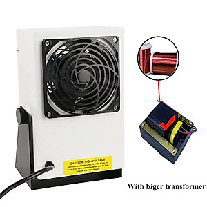 YUCHENGTECH Upgrade Ionizing Air Blower Anti Static Fan Anti Static Ionizer Static Eliminator (110V)