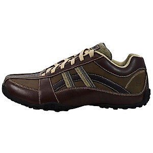 Skechers USA Men's Citywalk Malton Oxford Sneaker,Brown,12 M US