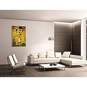 Get Custom Art Alfred Sisley - La Tamise Avec Hampton Church, Gallery Wrapped Canvas Wall Decor - Size 24x32 Inches