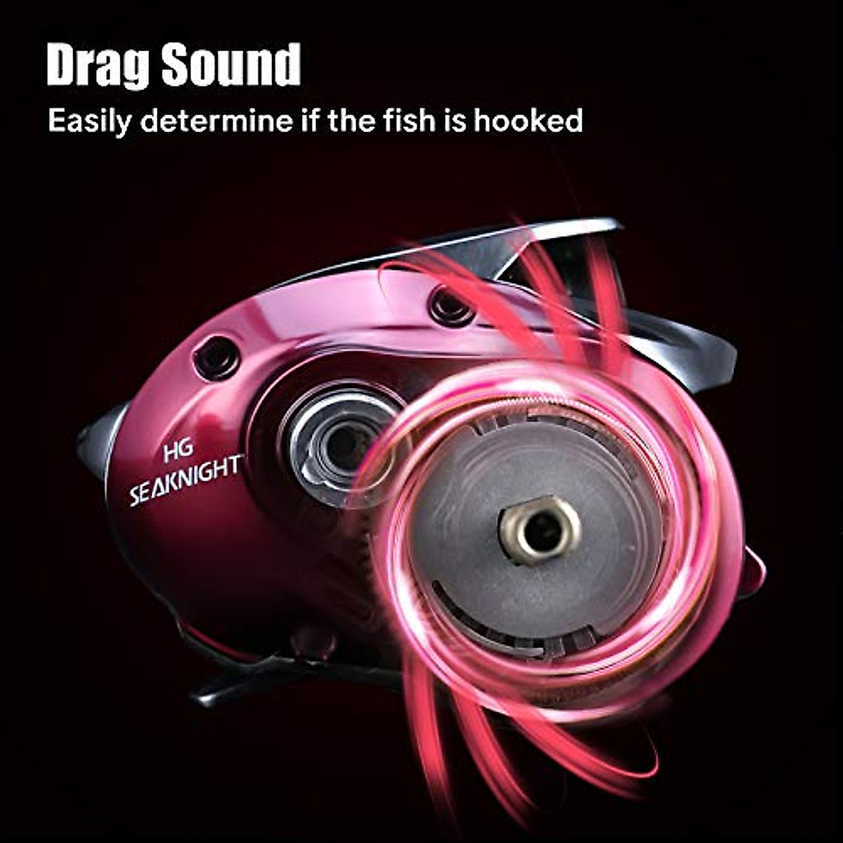 SeaKnight Baitcasting Reel 8.1:1 Gear Ratio Fishing Reel with Micro Centrifugal Brake System Casting Reel,10+1BB, 13.2 Lb Baitcaster Reel (Right Hand)