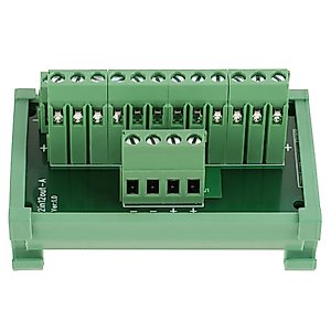 12 Position Power Distribution DIN Rail Mount Interface Module Boards