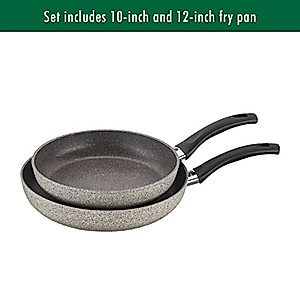 BALLARINI PARMA by HENCKELS 2-pc Nonstick Pot and Pan Set, Made in Italy, Set includes 10-inch and 12-inch fry pan