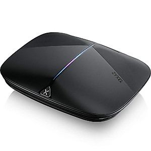 Zyxel Armor G1 Multi-Gigabit AC2600 WiFi Router - Large Home Coverage. 1 x 2.5Gbps WAN Port, 4 x