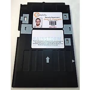 PVC ID Card Tray for Epson R280, Artisan 50, R260, R265, R270, R290, R380, RX580, RX595, RX680, P50, and T50