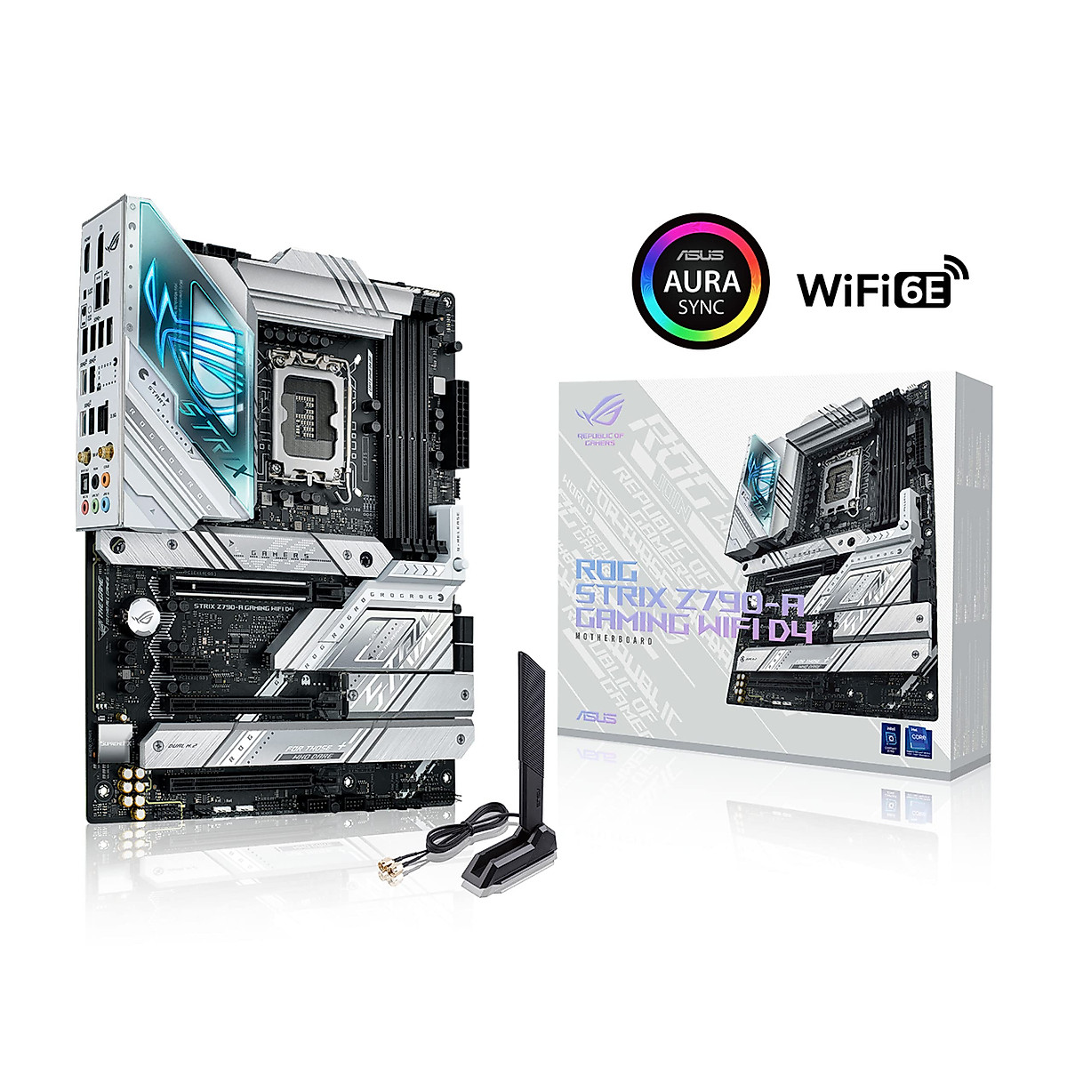 Asus Strix STRIX Z790-A GAMING WIFI D4 Gaming Desktop Motherboard - Intel Z790 Chipset - Socket LGA-1700 - ATX