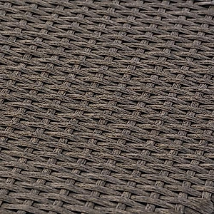 Christopher Knight Home Keaton Wicker Barrel Side Table, Dark Gray