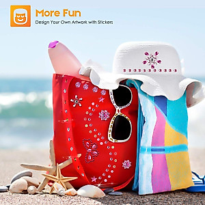 Gift for Girls, Decorate & Personalize Your Own Water Bottles with Tons of Rhinestone Glitter Gem Stickers, Reusable BPA Free 12 oz Kids Water Bottles Cute Gift, Fun DIY Art and Craft for Kid Pink