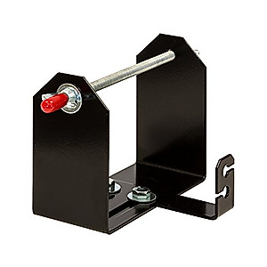 Buyers Products LT40 Weed Wacker Commercial Trimmer Line Holder, with Mounting Hardware & Low Profile Steel Bracket Supports 3 Pound Spools for Landscape Trailer Organization Accessories, Black