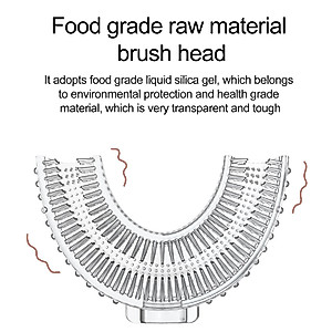 XUANQI 4Pcs U Shaped Kids Toothbrushes Age 2-6 & 6-12 Toddler U Shaped Toothbrush 360 Kids Full Mouth Toothbrush Large Head Toothbrush, Blue + Green + Pink + Yellow (XUANQI-f546457)