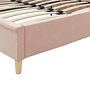 Little Seeds Monarch Hill Ambrosia Pink Full Size Upholstered Bed,